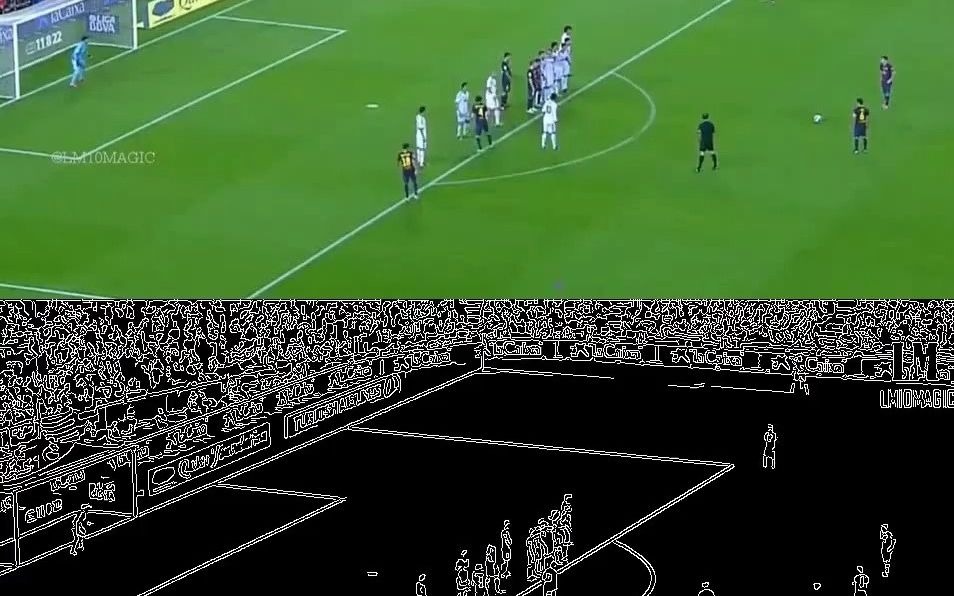 MESSI精彩任意球 top10——OpenCV线条合成版_哔哩哔哩_bilibili