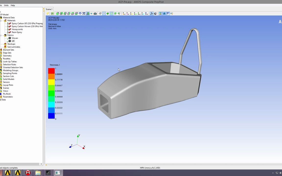 #5 ANSYS Composites Workflow - Demo- Composites for FSAE_哔哩哔哩_bilibili