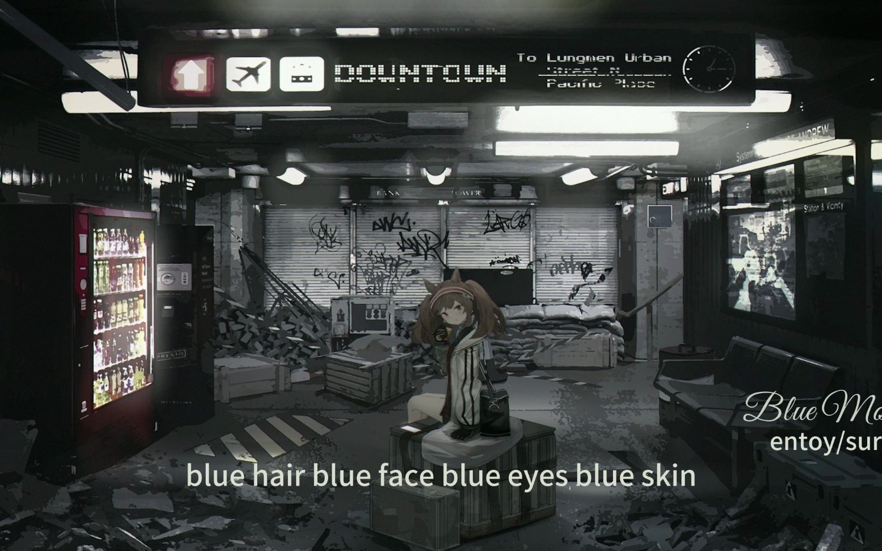 【明日方舟|叙拉古电台】《Blue Mood》—entoy/suru-斯卡蒂的鱼儿-斯卡蒂的鱼儿-哔哩哔哩视频