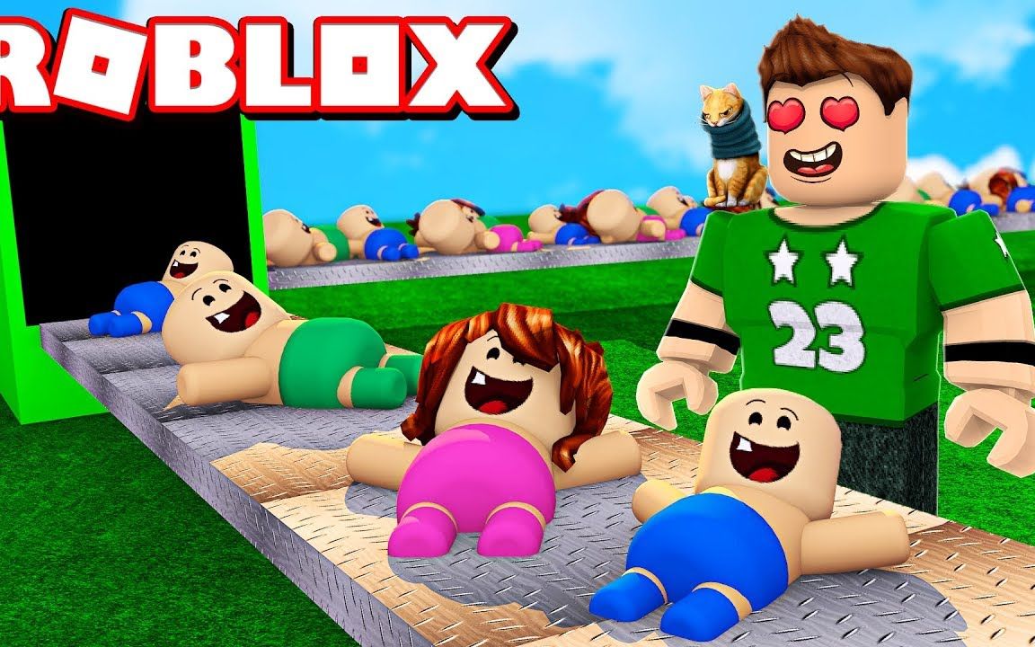 Roblox托儿所模拟器：购买自己的房子！照顾可爱小宝宝！小格解说_哔哩哔哩bilibili