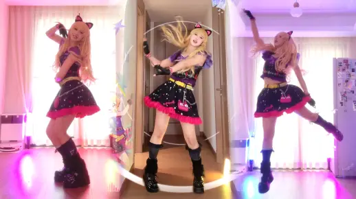 从2wings那里借来的星宫猫(莓)～ |「借来的猫」翻跳_哔哩哔哩_bilibili