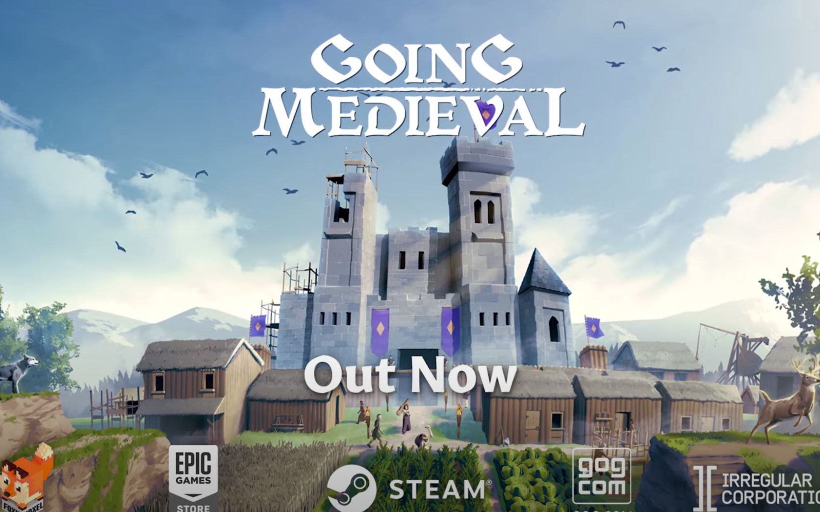 【小陳试玩】前往中世纪（Going Medieval）＃1-3 新的开始、新的家、新的村民、第一次战斗_实况解说