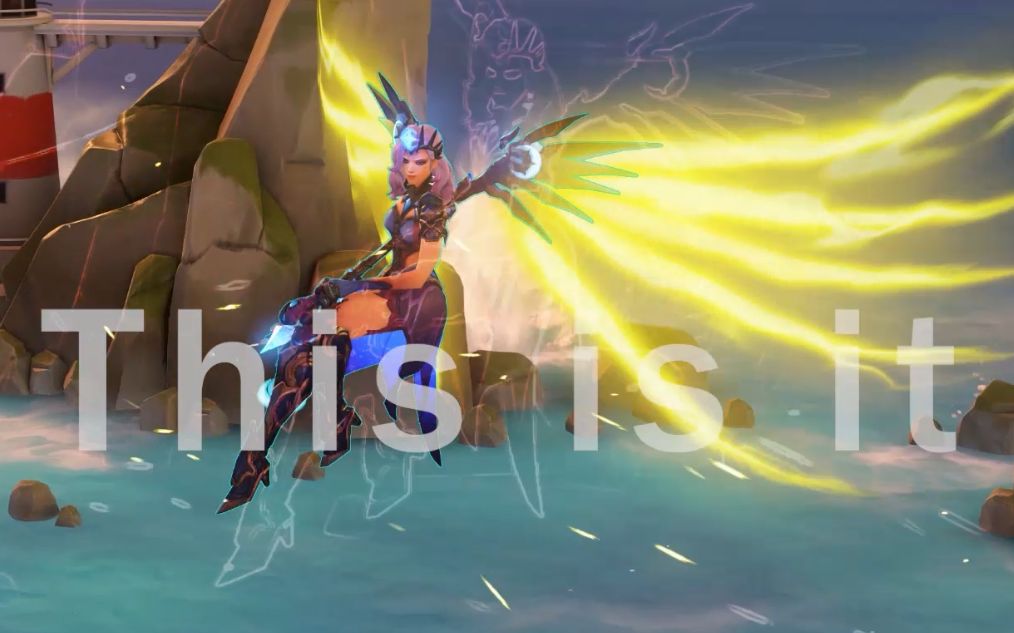 【Ana/Mercy】" 𝑻𝒉𝒊𝒔 𝒊𝒔 𝒊𝒕"——安娜天使日常操作集锦_OW_第一视角