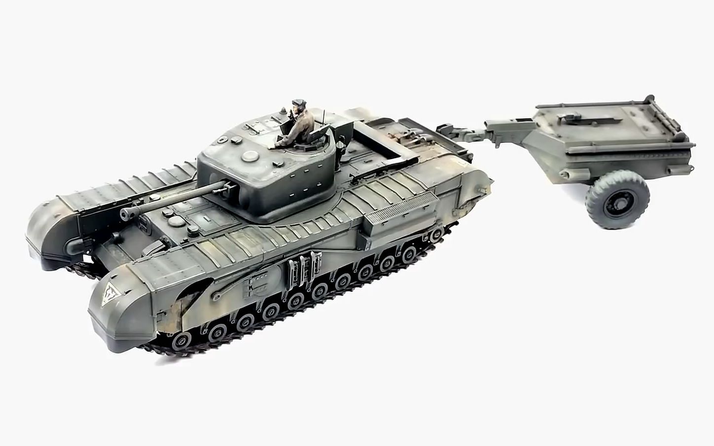 【TAMIYA】Churchill Mk.VII Crocodile 模型制作（1/48）_哔哩哔哩 (゜-゜)つロ 干杯~-bilibili