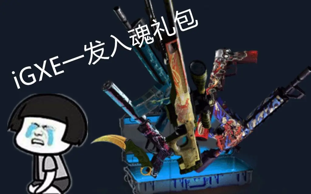 【CS:GO】iGXE网抽/一发入魂/礼包，我怎么这么想哭哇。。_哔哩哔哩_bilibili