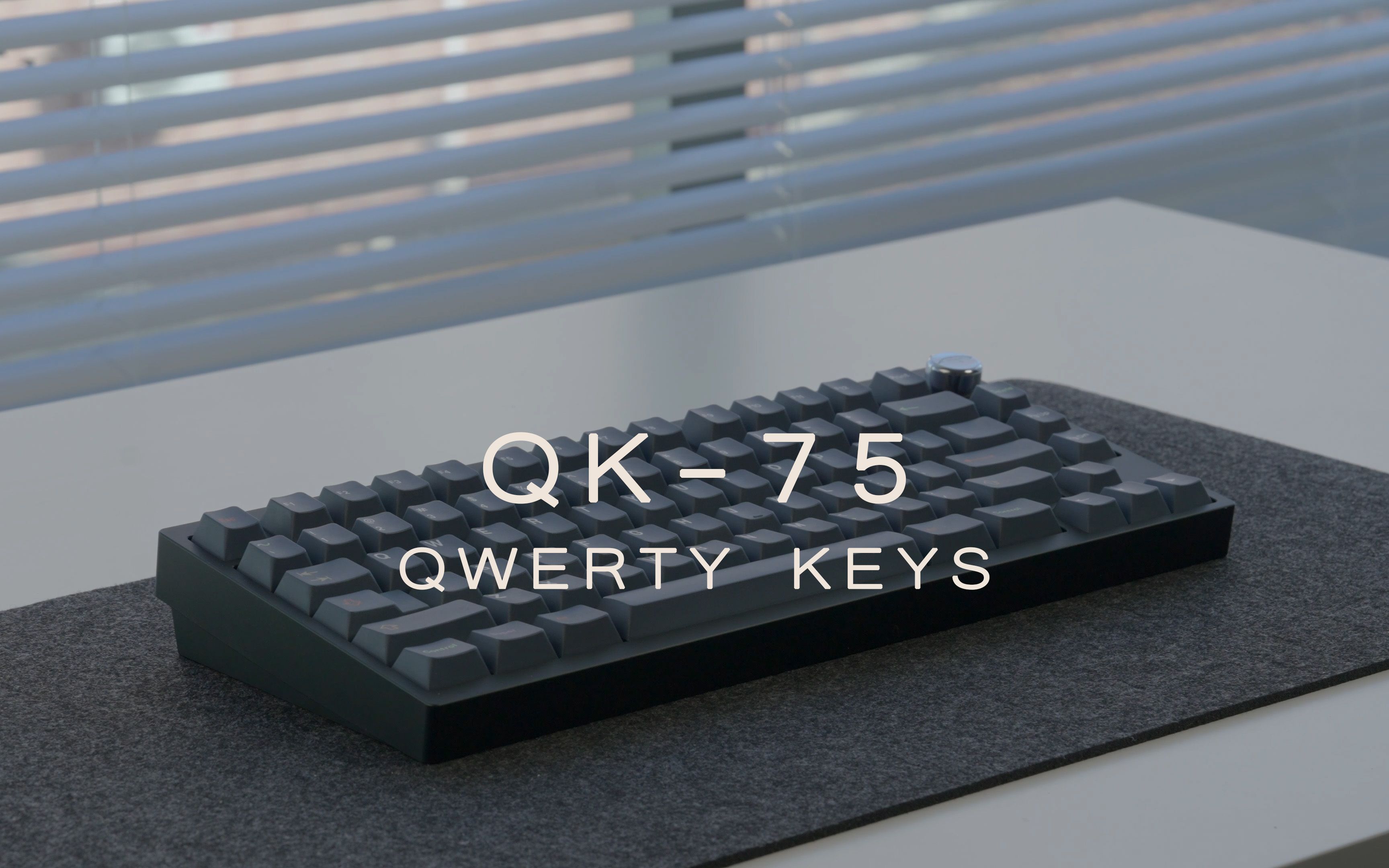 【高中生的第一把千元铝坨坨】Qwertykeys QK75%