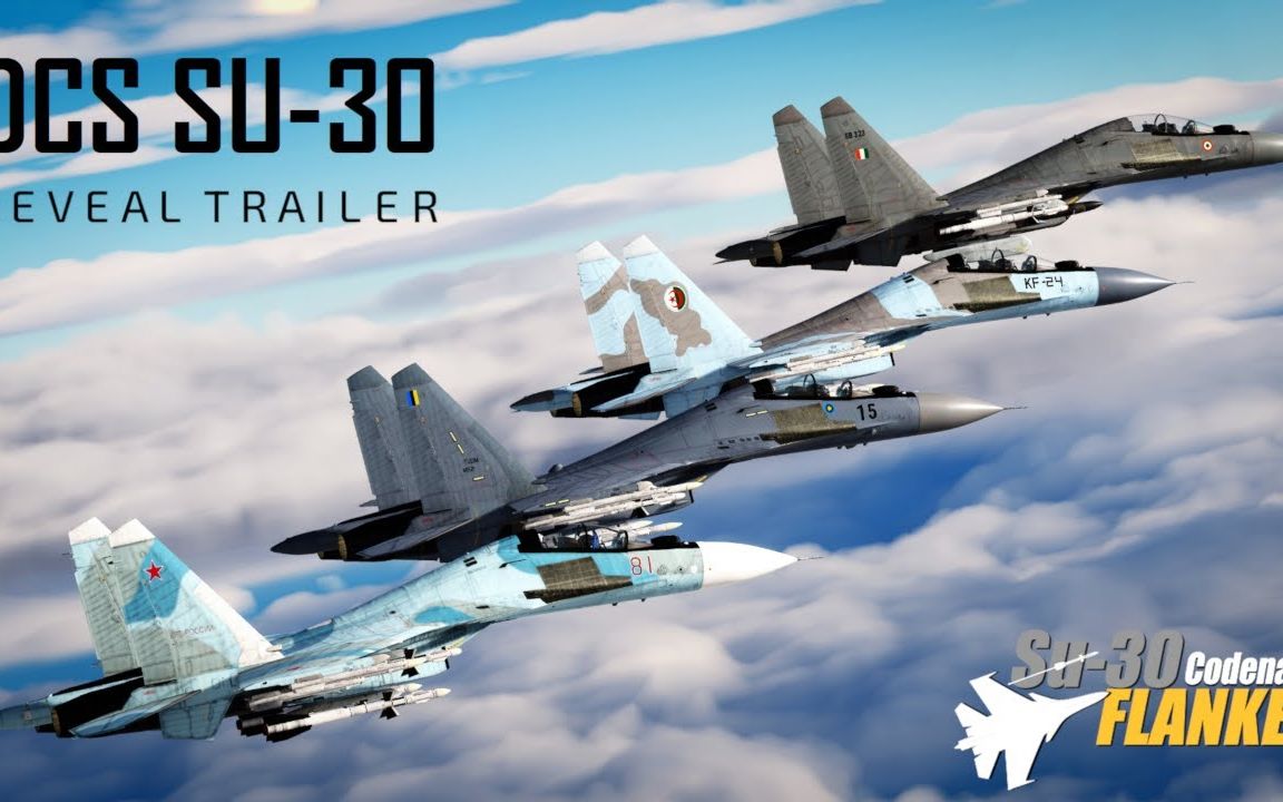 [DCS] Su-30社区模组发布预告_哔哩哔哩bilibili