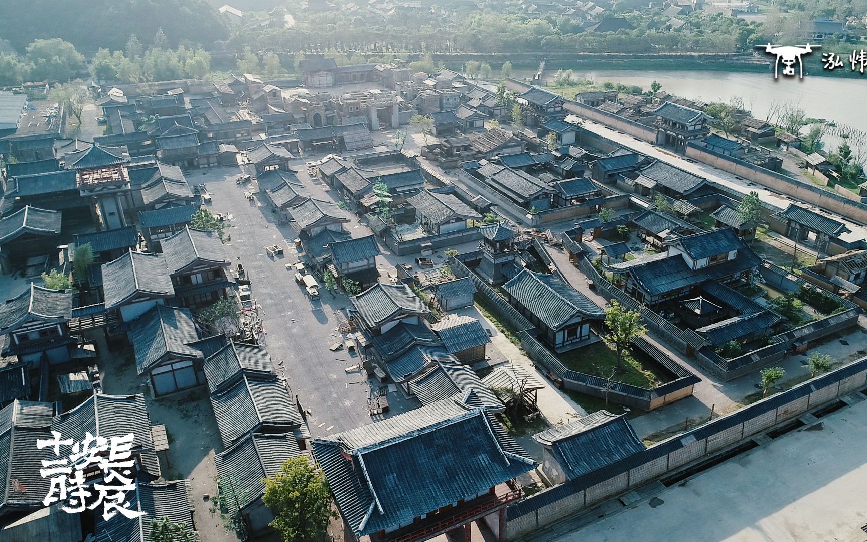 【长安十二时辰】拍摄地航拍，用真匠心出好作品_哔哩哔哩_bilibili