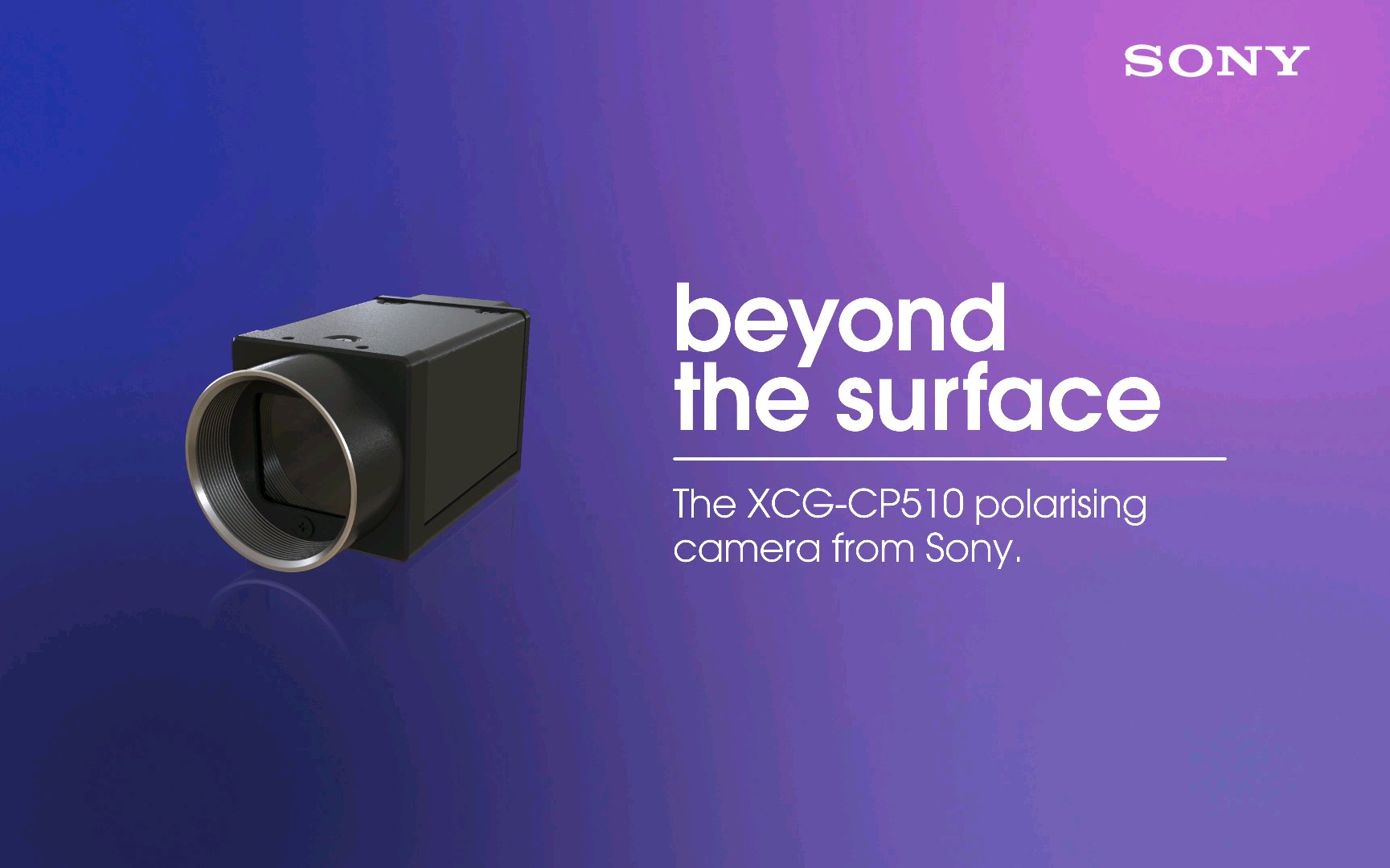 索尼首款适用于工业的偏光相机模块 XCG-CP510 Sony's first polarised camera for industry ...