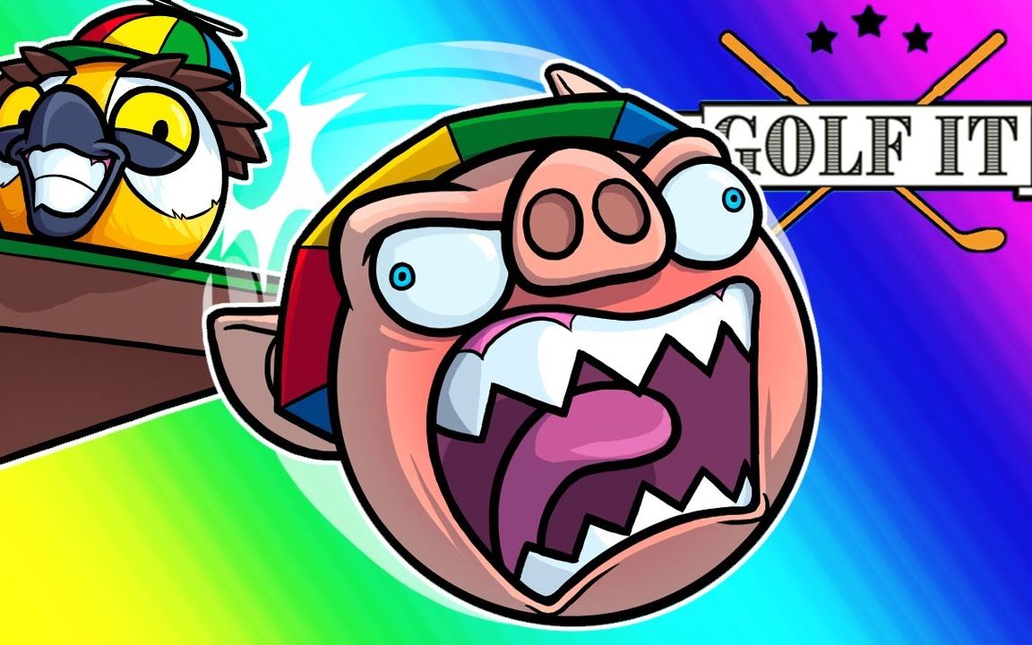 【Vanoss Gaming】中文：Golf it欢乐时刻-就这么简单！【BBS字幕组】_哔哩哔哩_bilibili