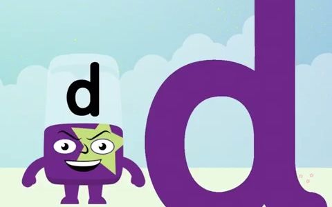 26个英文字母写法d字母积木@Alphablocks - Learn How to Write the Letter D | Bouncy ...