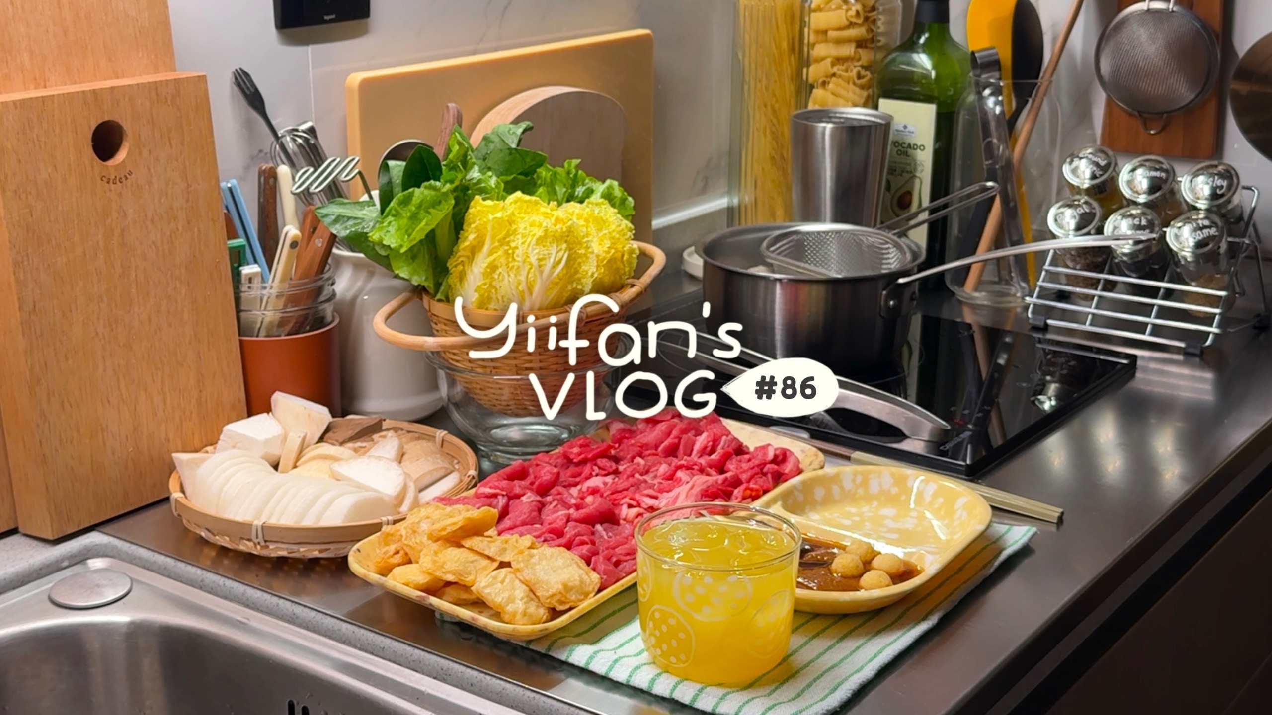 YiiFan Vlog:"开始减肥（减不发音）"｜冷冻黄豆豆浆｜鸡蛋火腿南瓜三明治｜小酌拼盘｜芝士南瓜焗蛋｜牛肉火锅-Yii_Fan_-Yii ...