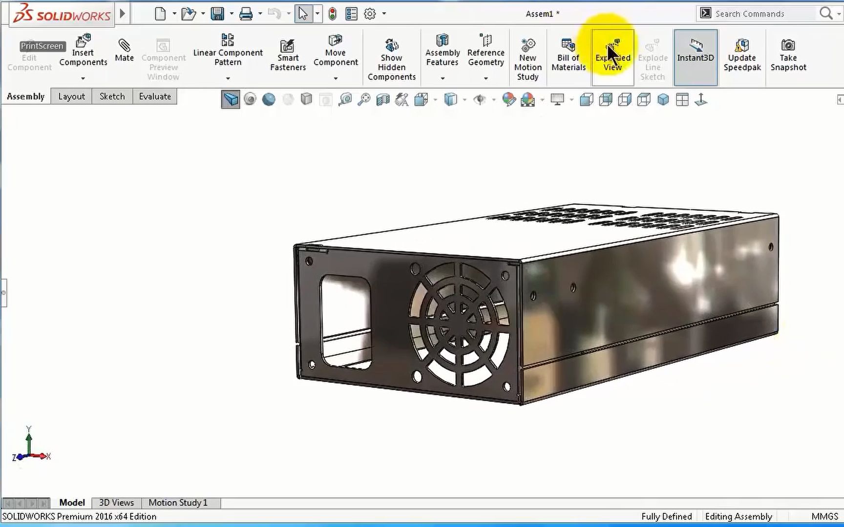 【SolidWorks实践教程】保姆级教程做个开关电源盒子_哔哩哔哩_bilibili
