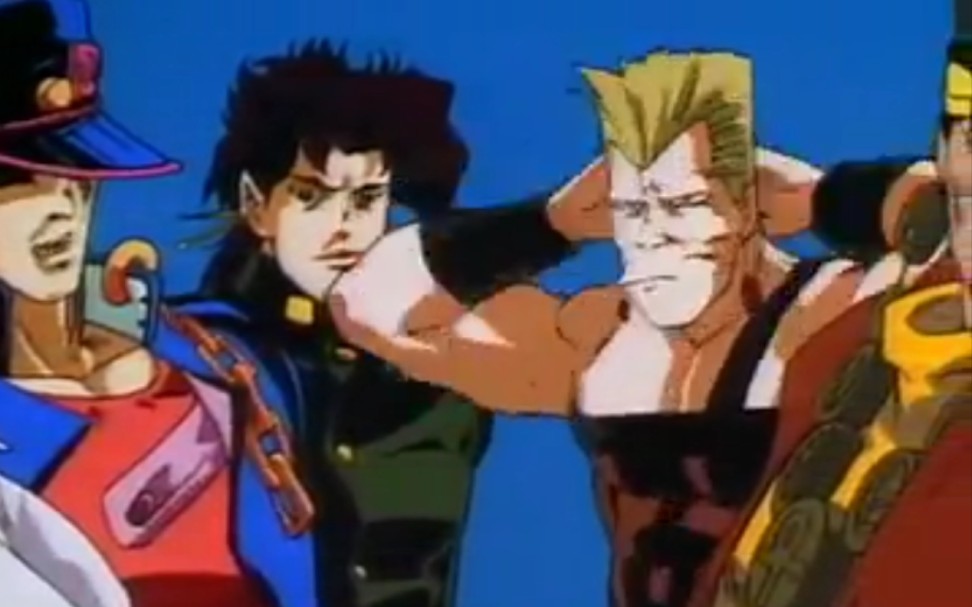 OVA『JOJO』论老版一集有多少个表情包。_哔哩哔哩_bilibili