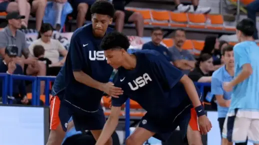 【U16】美国第三场击败阿根廷！全队七人得分上双_哔哩哔哩_bilibili