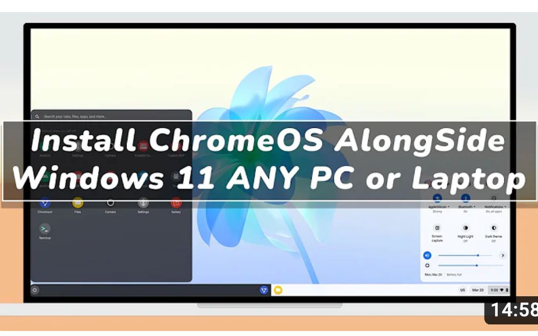 【转载】在任何 PC 上安装 ChromeOS/FydeOS「包括安卓子系统和 Linux」 - 视频下载 Video Downloader