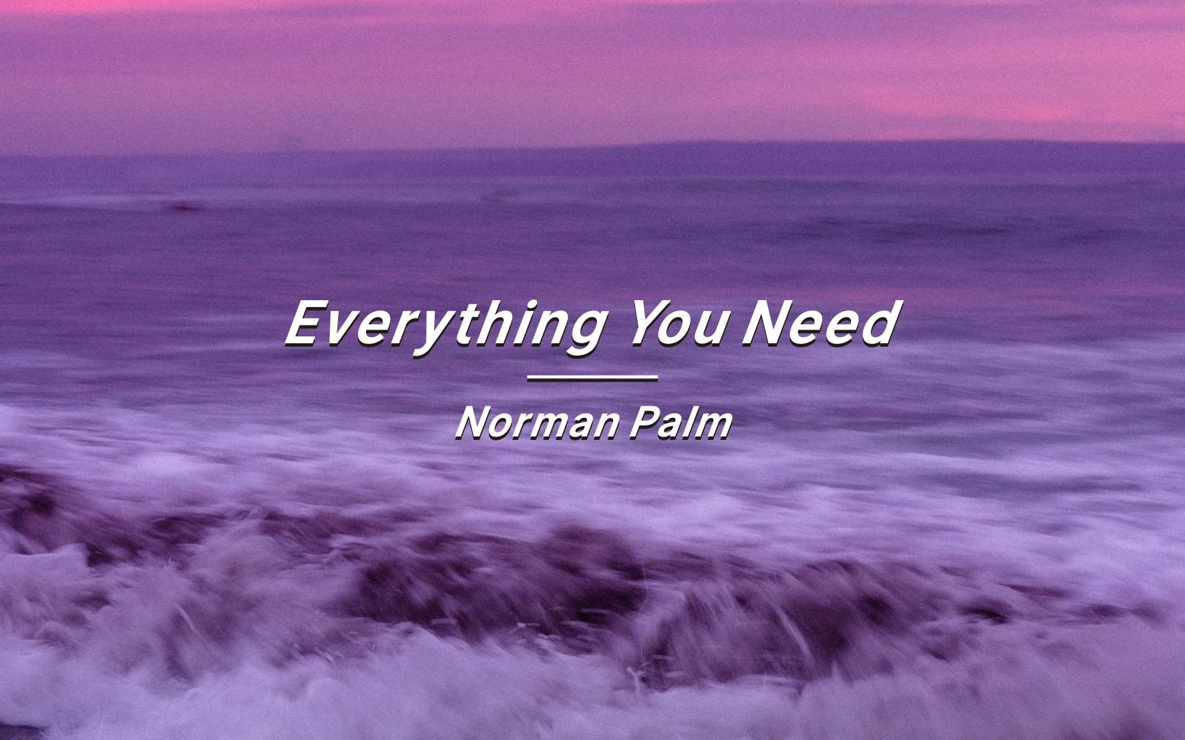 “这种歌曲正中我心”《Everything You Need》-聆听最好的世界-聆听最好的世界-哔哩哔哩视频