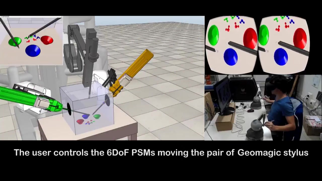Portable dVRK- an augmented V-REP simulator of the da Vinci Research ...