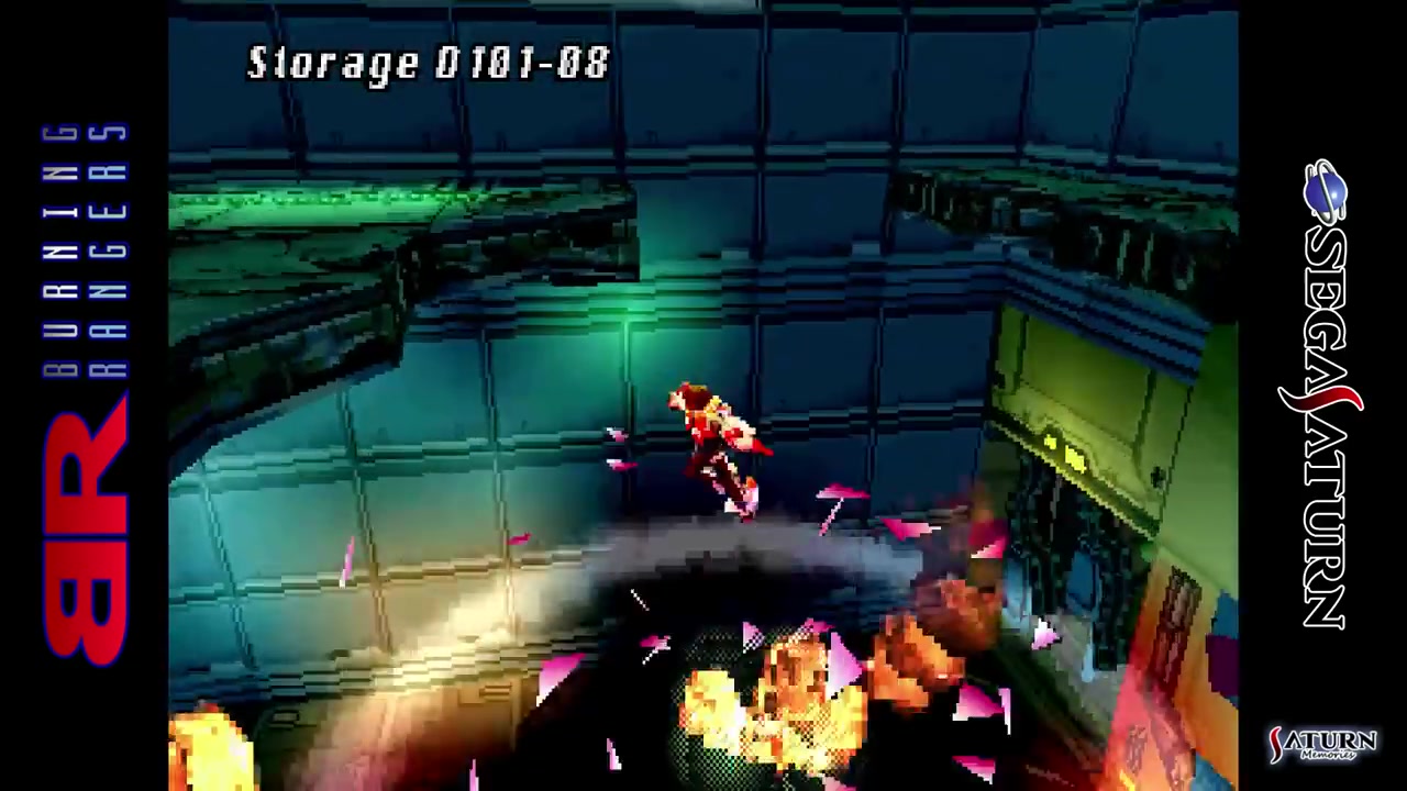 【SS经典游戏回顾】救火骑兵 通关视频 Burning Rangers [Saturn] by SEGA (A-Rank) [HD ...