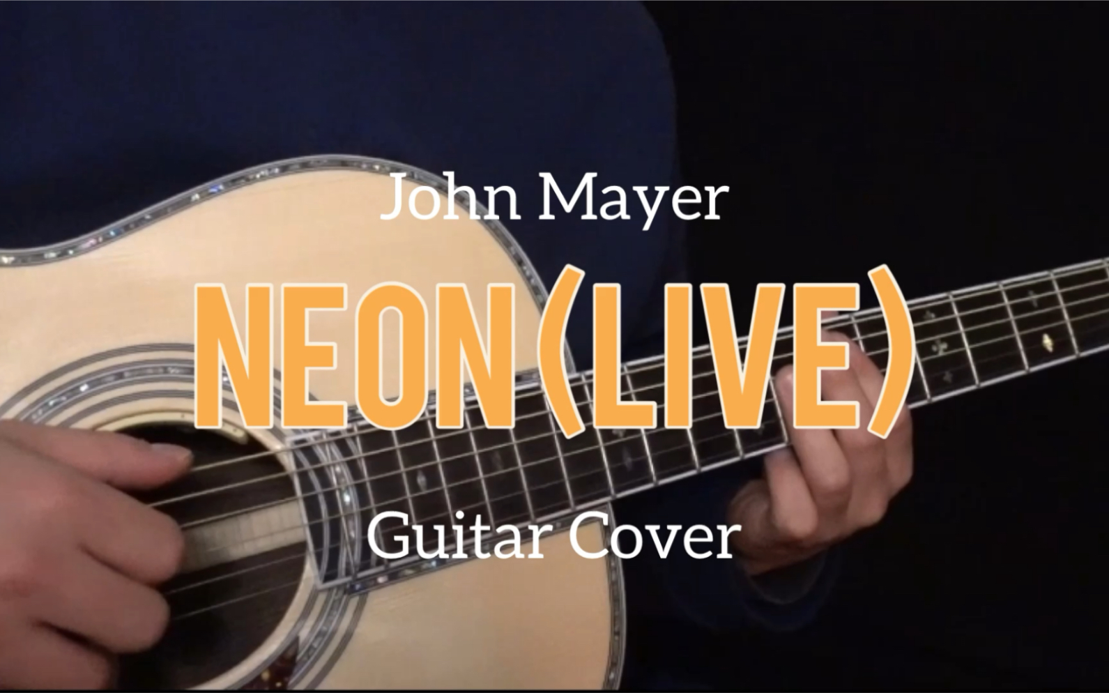 【吉他翻弹】John Mayer - Neon(Live in L.A.)_哔哩哔哩_bilibili