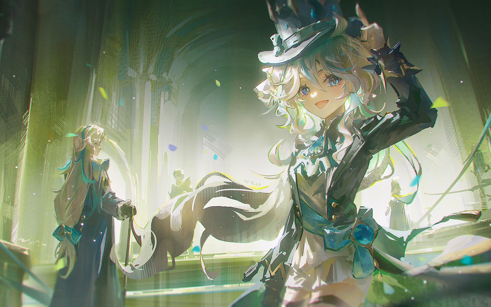 【绘画过程】芙宁娜-蹩脚侦探ALLK-蹩脚侦探ALLK-哔哩哔哩视频