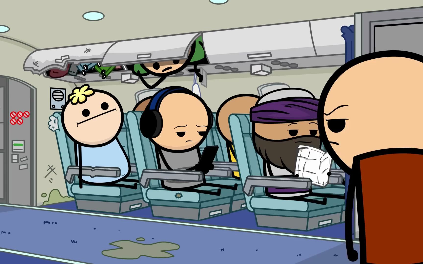 【氰化欢乐秀】飞机上的三六九等 ️👨🏻‍ ️-出格字幕组-出格字幕组-哔哩哔哩视频