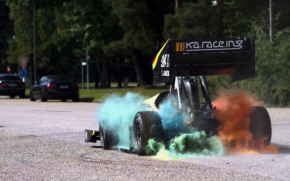 Formula Student 德国大学生方程式车队 KA-RaceIng Gymkhana_哔哩哔哩_bilibili