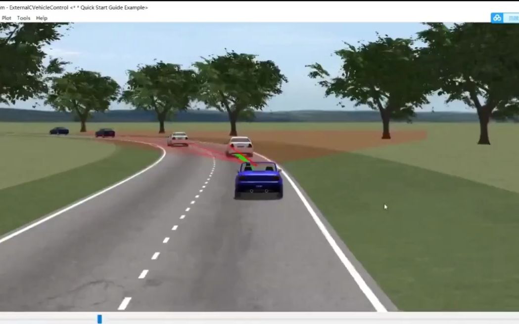 carsim simulink联合仿真实实现换道超车-仿真建模1995-仿真建模1995-哔哩哔哩视频