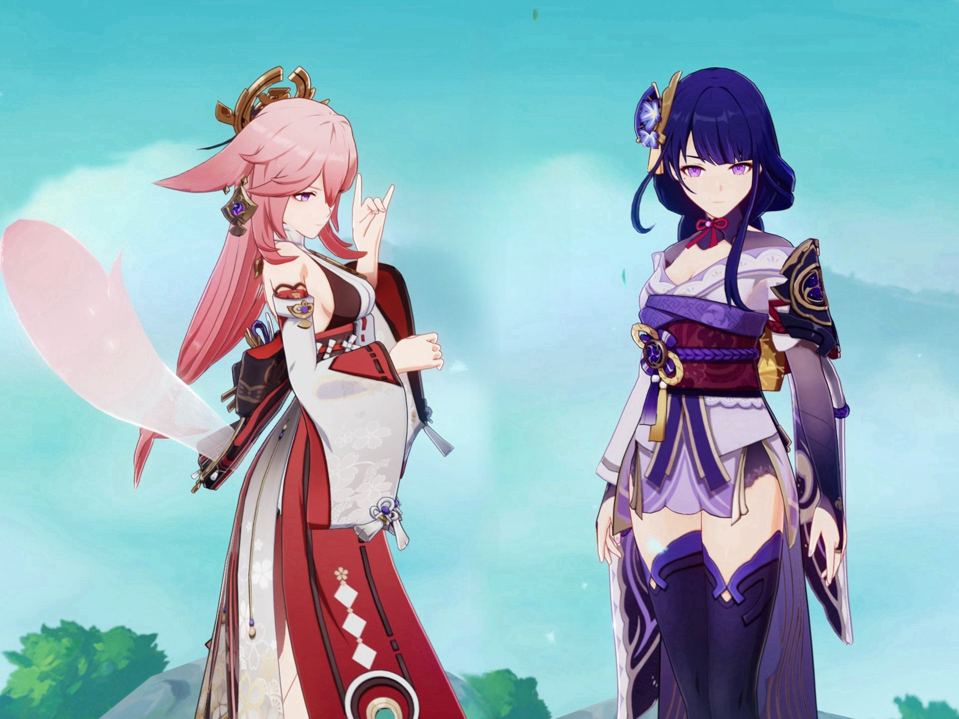 八重神子＆雷神影无伤满星单通12层【4.2】--ojoj---ojoj--哔哩哔哩视频