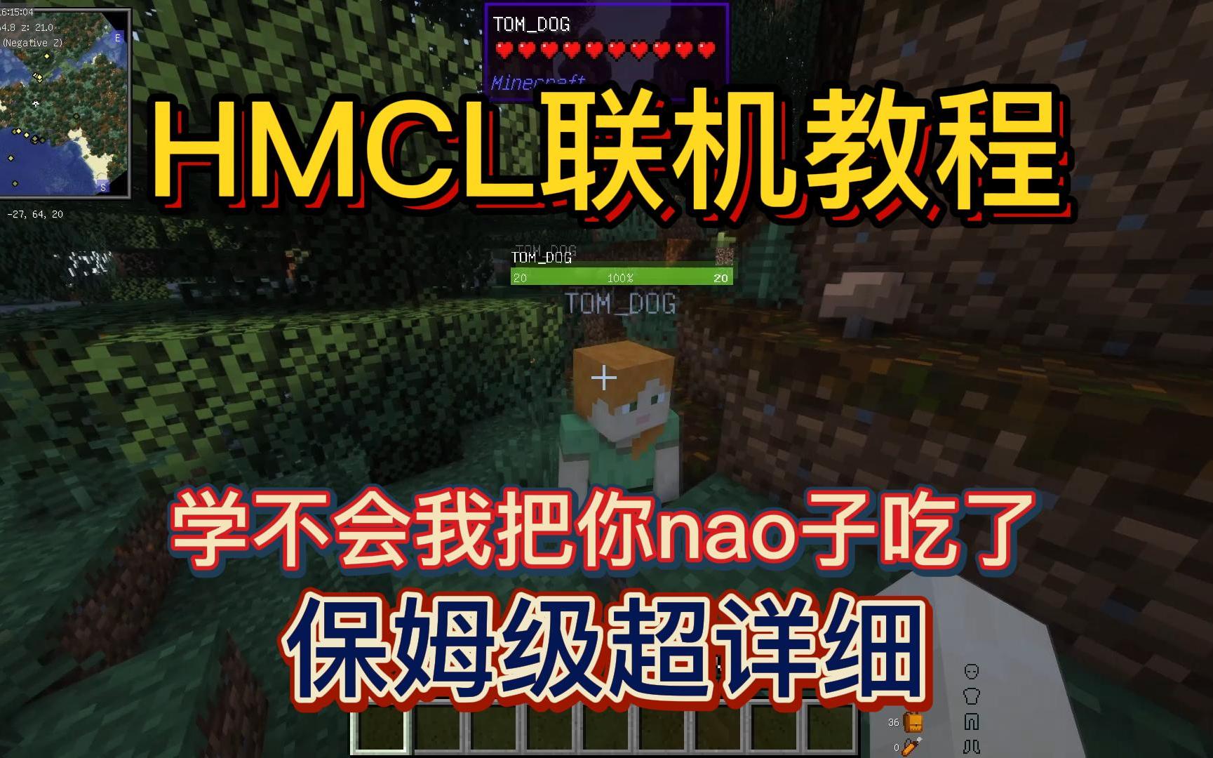 HMCL保姆级联机教程，有点干，记得搭配烫水服用-海边下雨出彩虹-默认收藏夹-哔哩哔哩视频