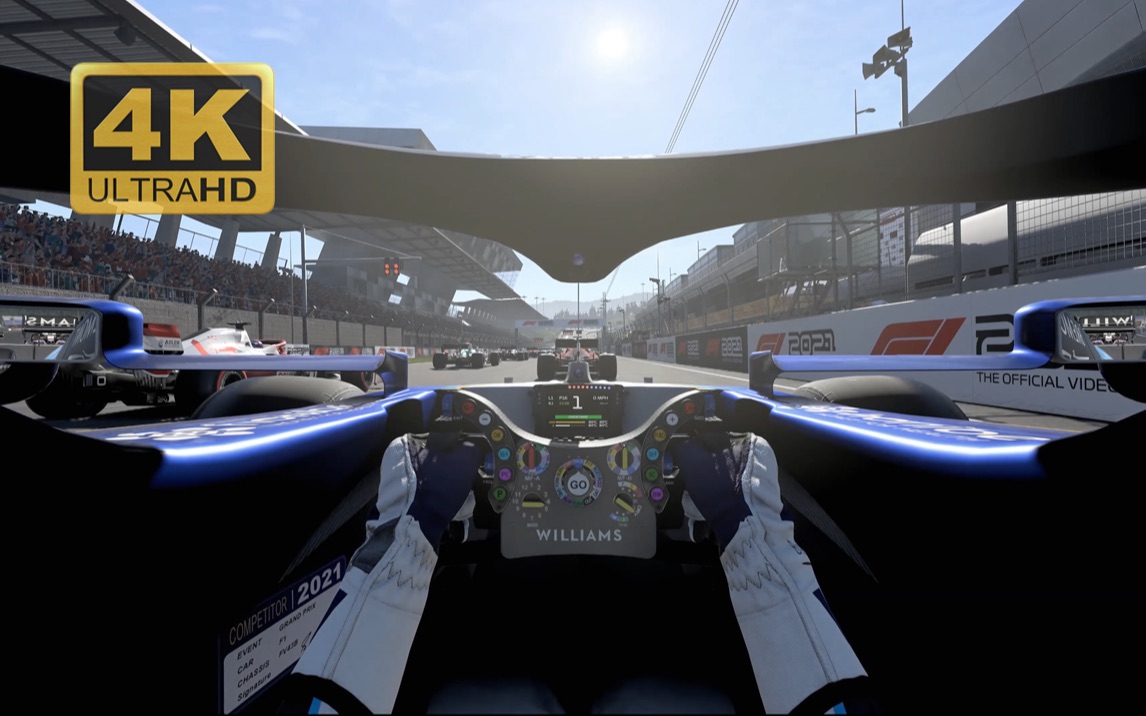 【4K】F1 2021丨RTX 3090 最高画质欣赏