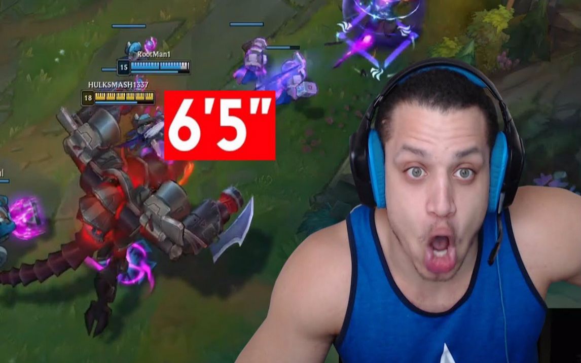 TYLER1 ALMOST AS BIG AS T1_哔哩哔哩_bilibili