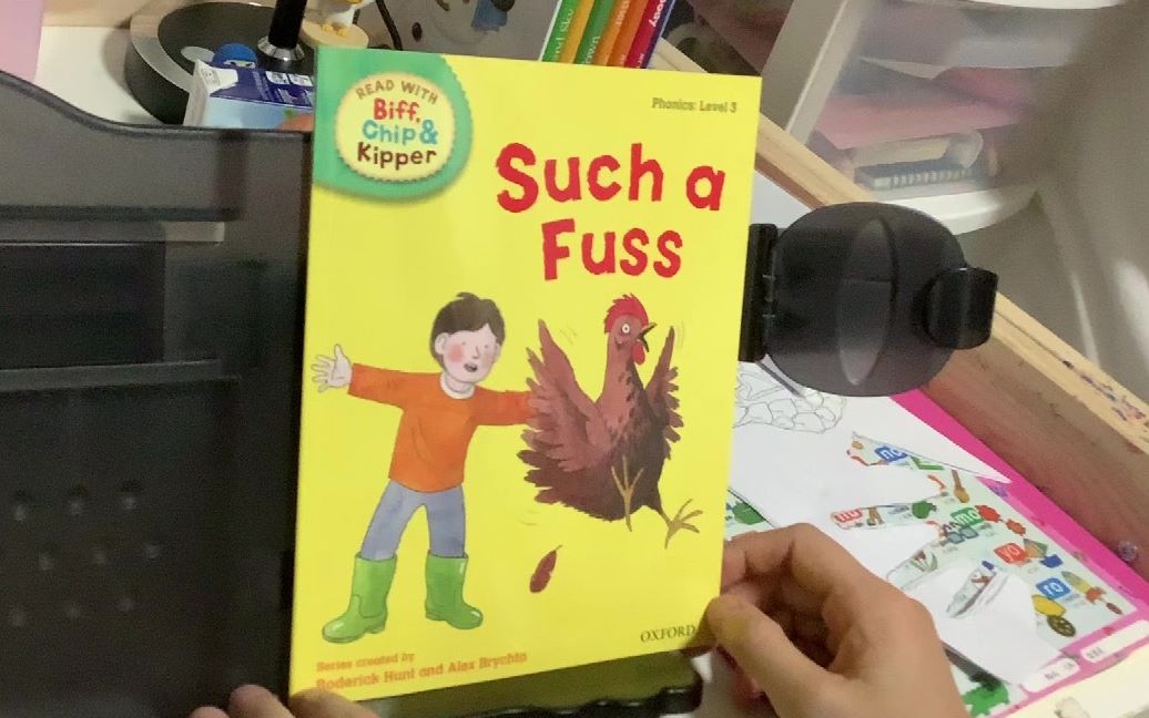 【Jasmine学英文】《Such a Fuss》Read with Biff Chip & Kipper Phonics L3【茉莉的学习 ...