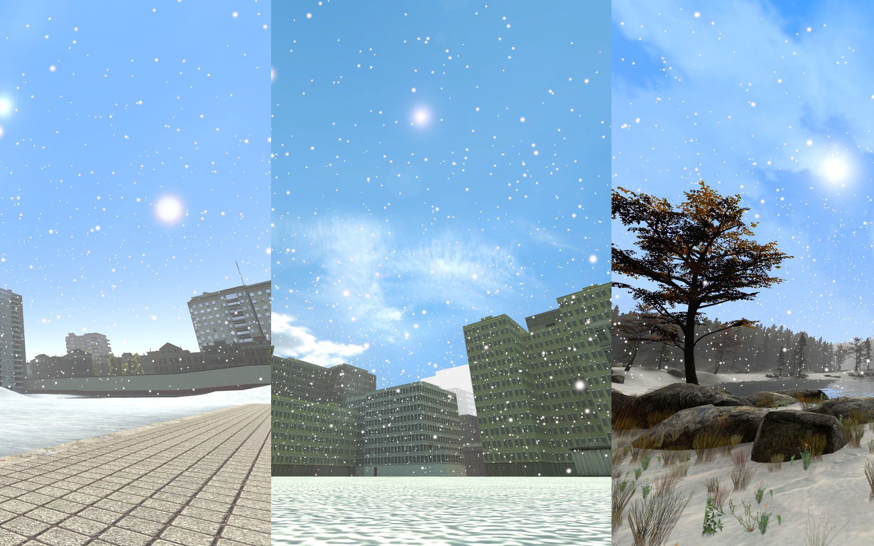 【GMOD】模组推荐：雪-冷却后的白开水-gta-哔哩哔哩视频
