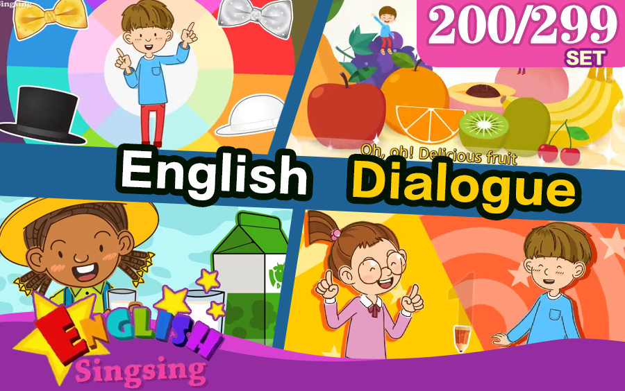 【878集】[3] English Singsing 儿童英语启蒙，轻松学日常用语+英语词汇_哔哩哔哩_bilibili