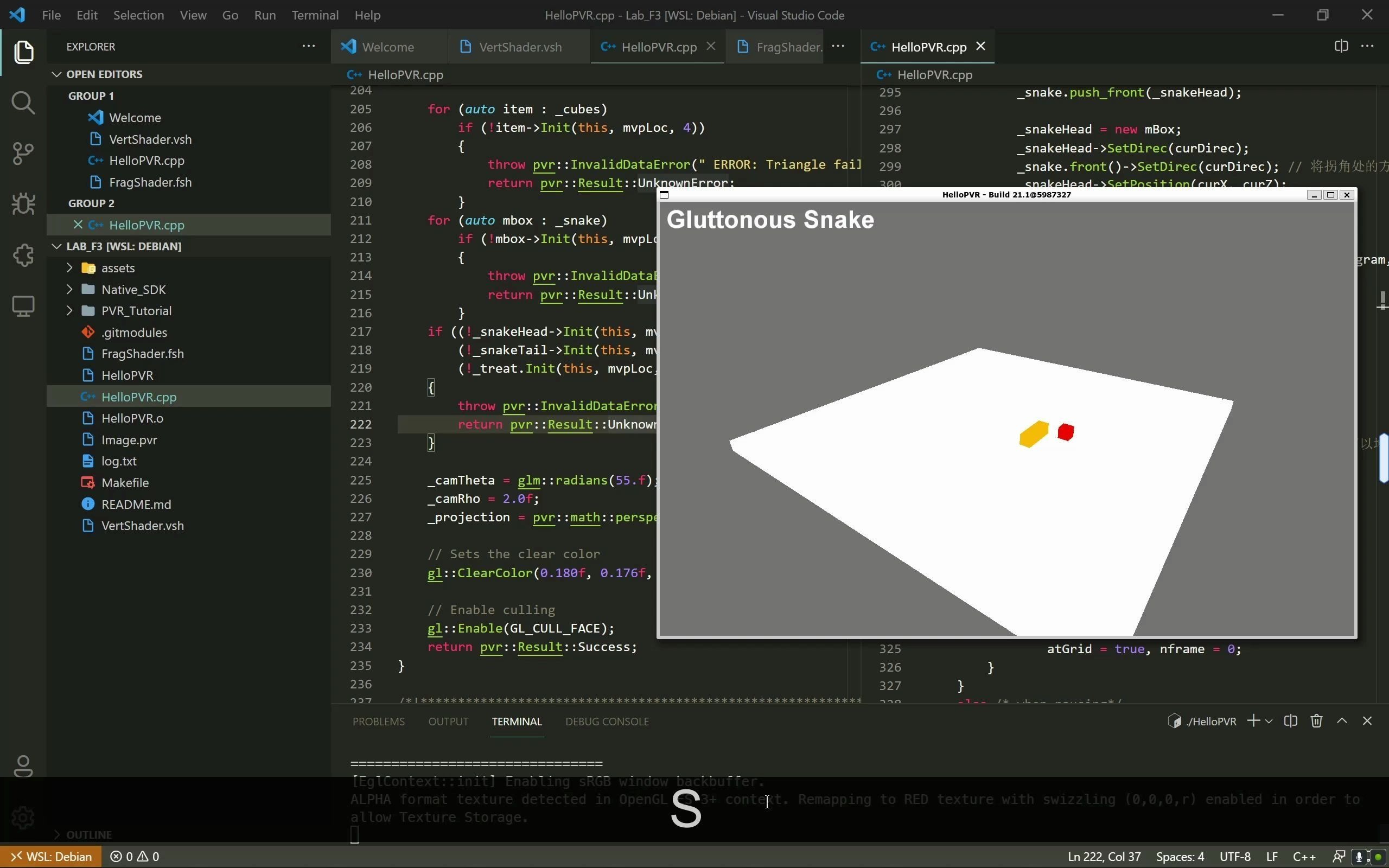 用PowerVR SDK做一个简单贪吃蛇_哔哩哔哩_bilibili