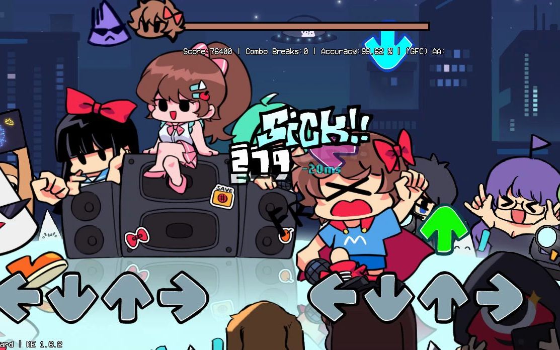 我把国人优质MOD【FNF × 逍遥散人mod】加了一首曲子 散人VS刺儿激情对唱克罗地亚狂叫曲_音游热门视频