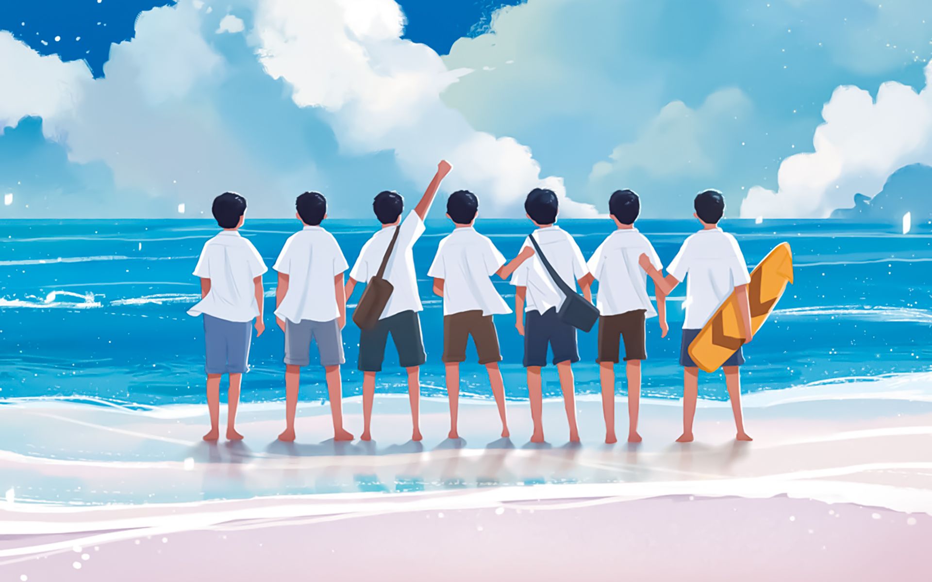 【时代少年团】少年时代 | 歌词版MV | 1080P_哔哩哔哩_bilibili