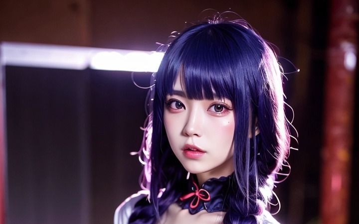 【赛博coser】AI绘画-原神-雷电将军coser【AI三次元】 - 视频下载 Video Downloader