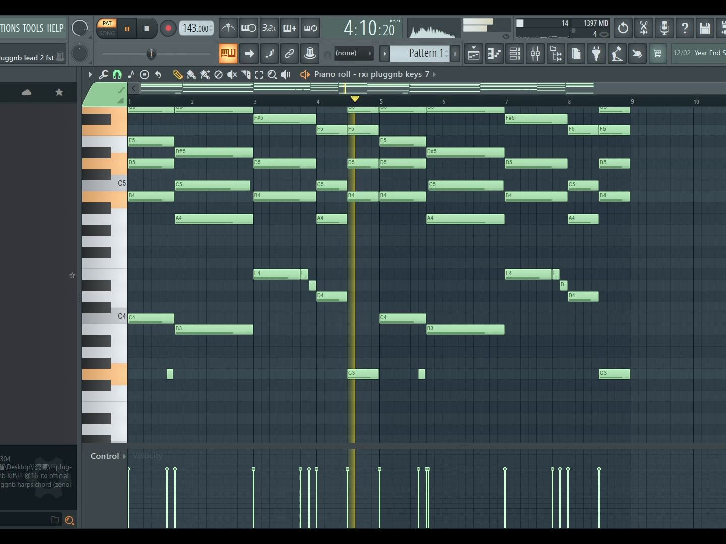 【12.31直播回放】我如何从头制作pluggnb节拍 (except chords-prodriki-prodriki-哔哩哔哩视频