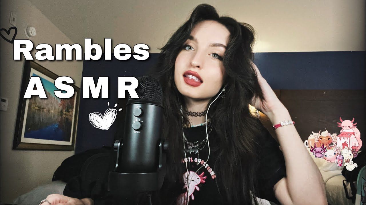 ASMR - Upclose Whispering, Rambling, Hand Sounds, Mic Gripping, Mouth ...