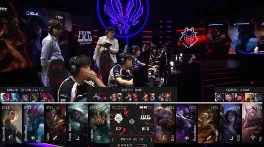 【英文解说】2025MSI季中邀请赛入围赛 BLG VS G2 BO5 第三局 全场集锦_英雄联盟_精彩集锦