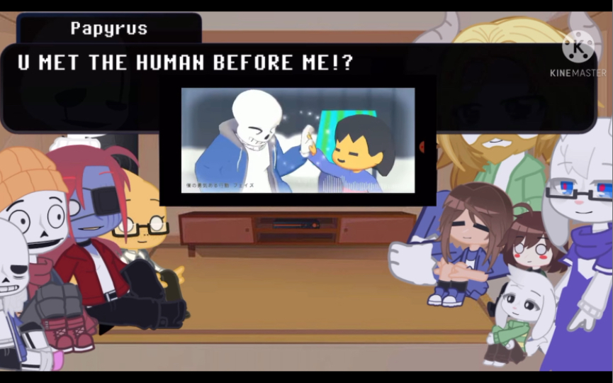 Undertale react to Frisk and Chara Final part _哔哩哔哩_bilibili
