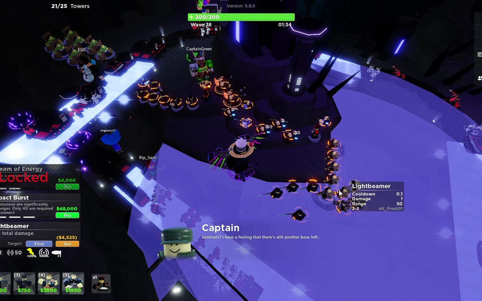 [Roblox]《Overlord闪电战》Tower Blitz—Expert难度团队最快记录—49分25秒_ROBLOX