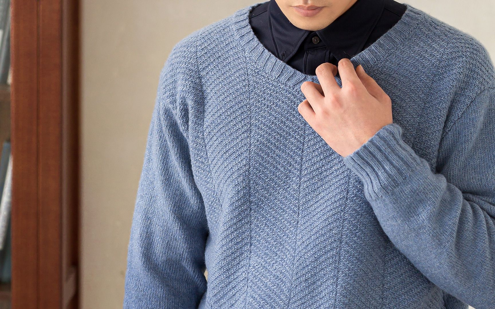 【SA1633】苏苏姐家_棒针《风》系列-威廉男士山羊绒毛衣_编织视频教程_哔哩哔哩_bilibili