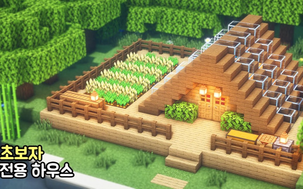 【Tanol Games】minecraft搬运：如何建造初学者的小屋_哔哩哔哩_bilibili