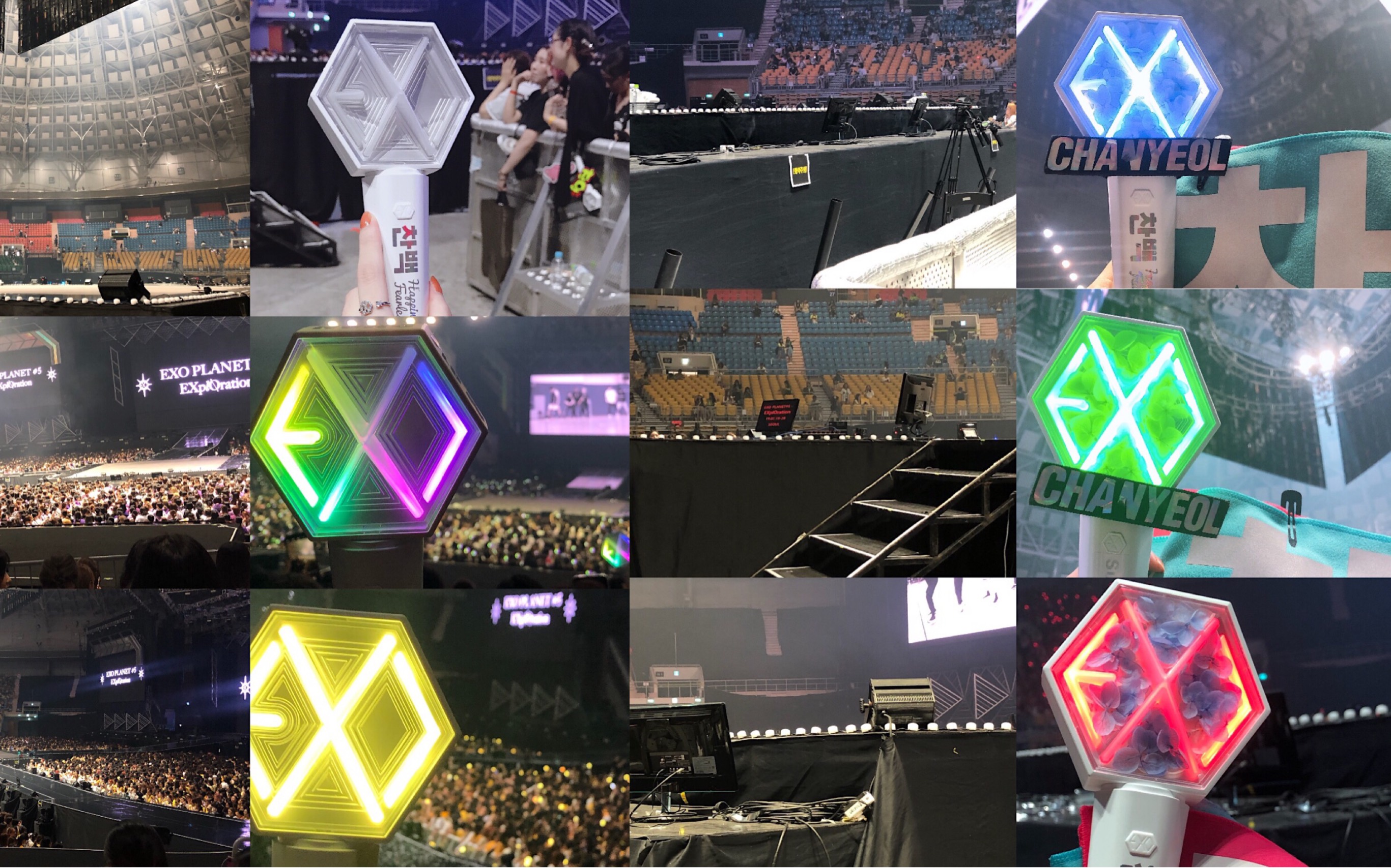 五周年贺频|EXO五巡首尔演唱会|exo-l6日合唱应援 大型女子天团合唱现场history Peter Pan tender love ...
