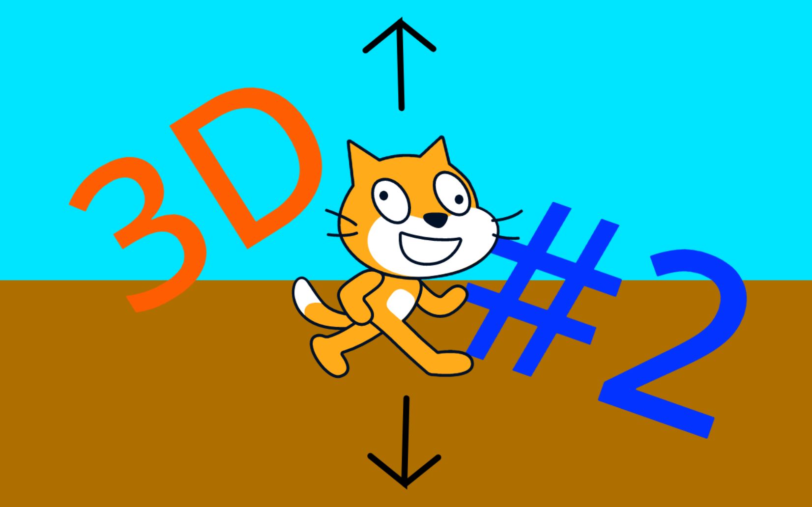 3D游戏增加上下看功能！Scratch3D系列#2-scrapal小苹果-scrapal小苹果-哔哩哔哩视频