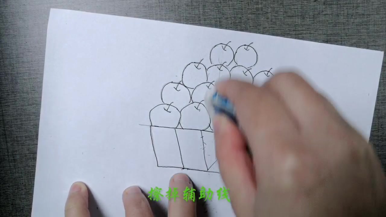 简笔画苹果教程_哔哩哔哩_bilibili