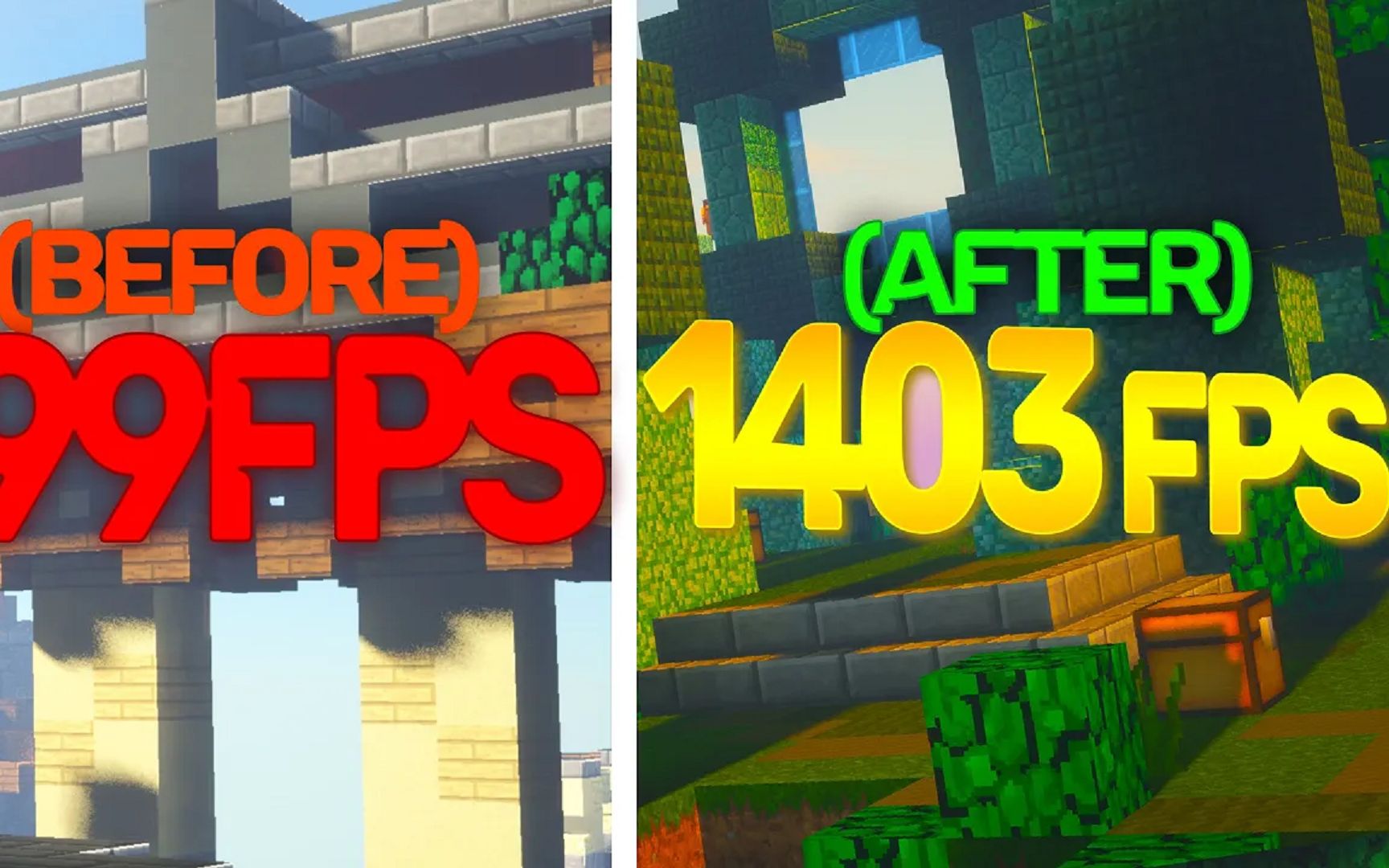 如何在Minecraft中大幅改善和提高FPS！ [更新的2020教程！]_哔哩哔哩_bilibili
